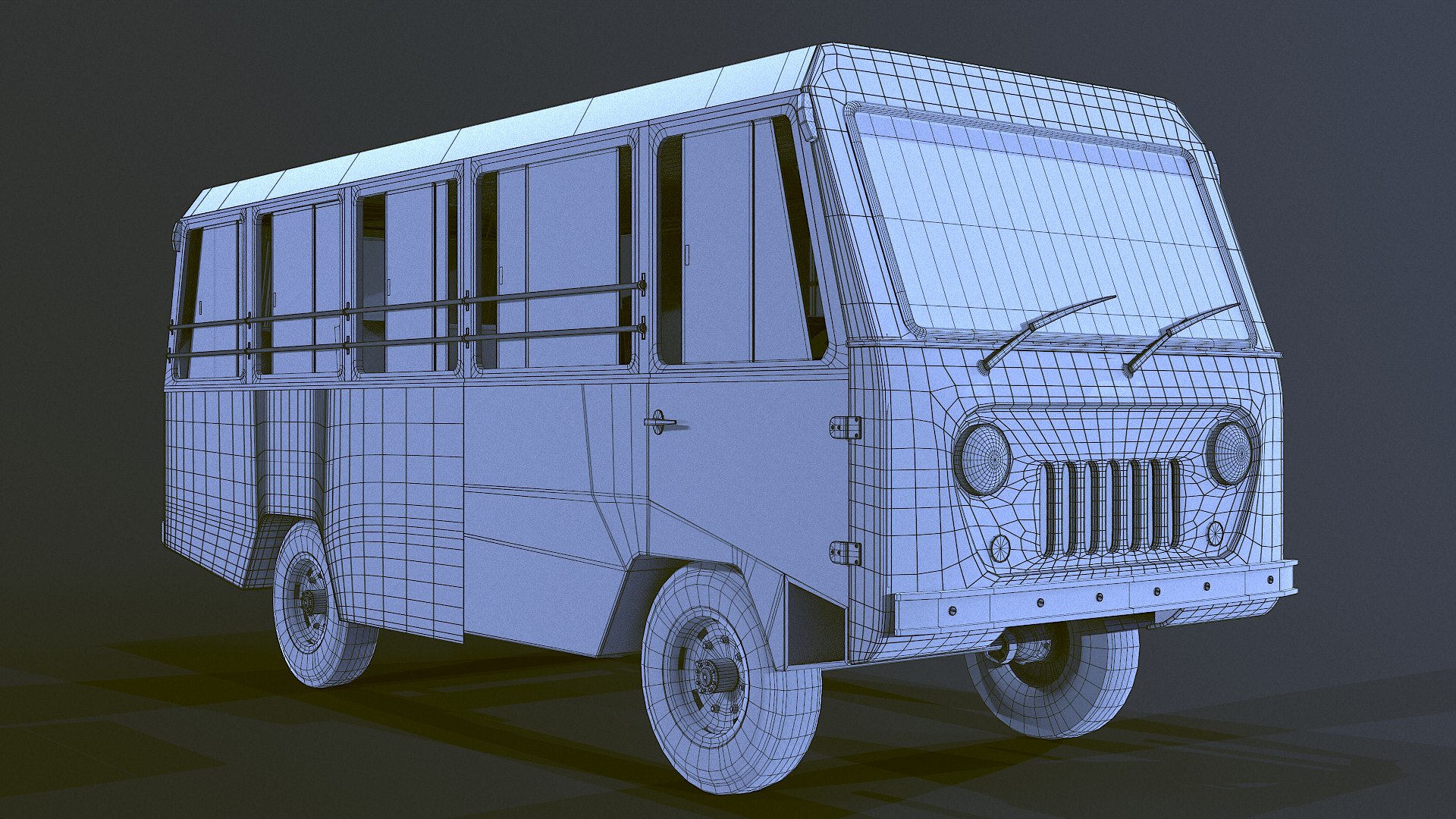 3D Mahindra Van Minibus Model - TurboSquid 2192179