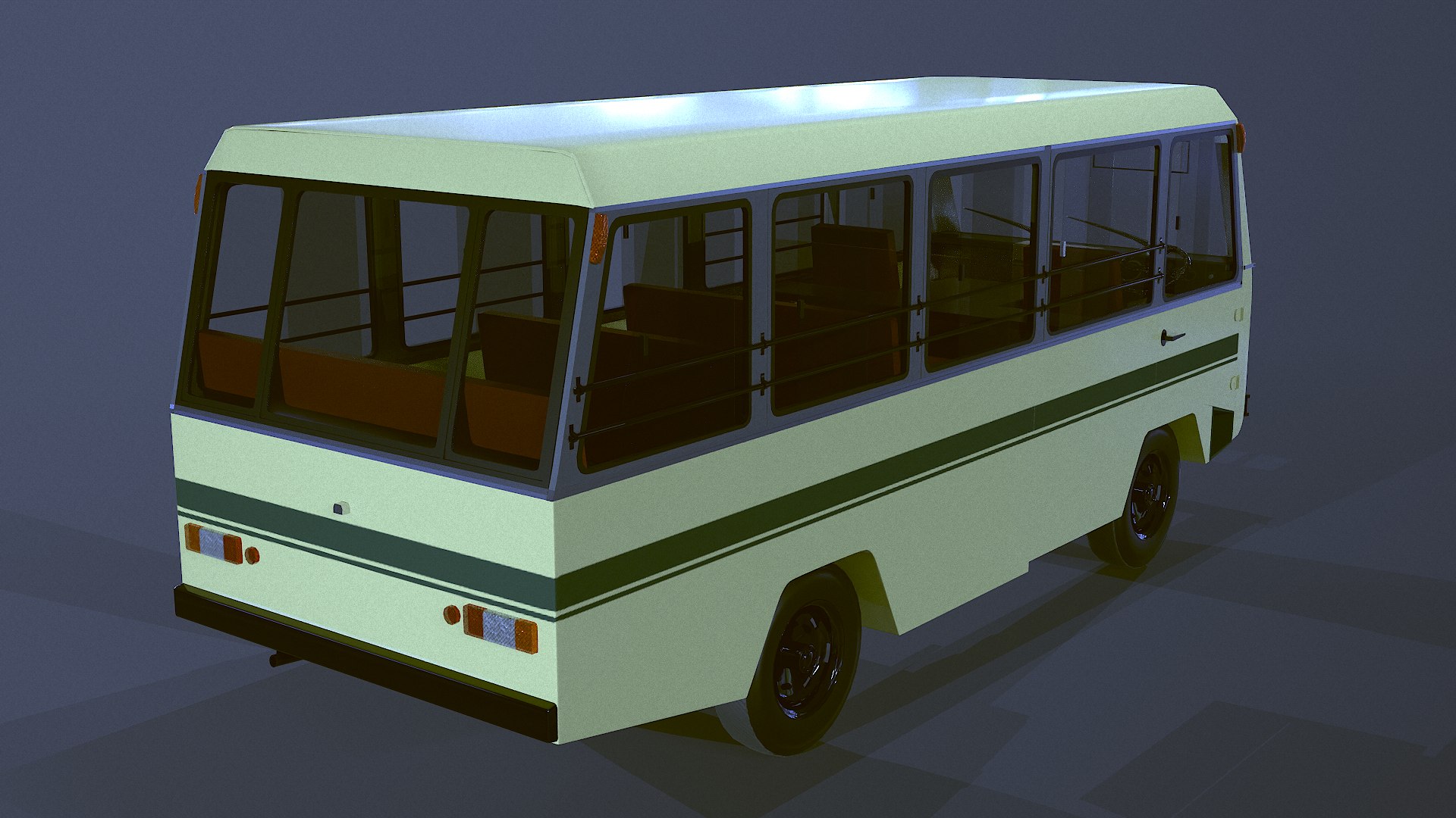 3D Mahindra Van Minibus Model - TurboSquid 2192179