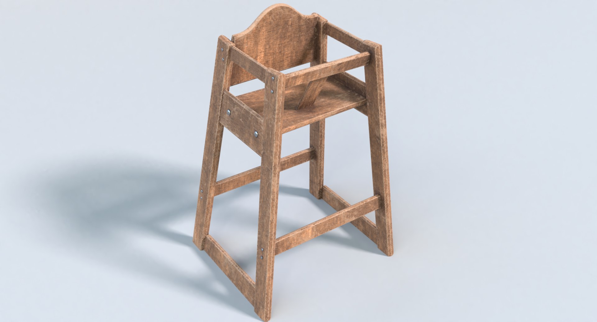 Highchair Chair 3D Model - TurboSquid 1338446