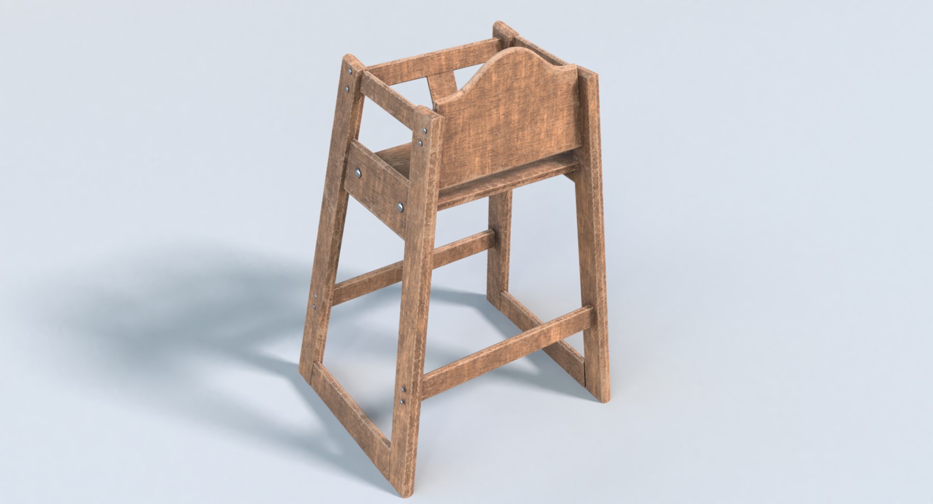 Highchair Chair 3D Model - TurboSquid 1338446