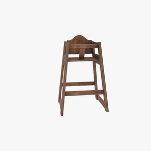 High Chair 3D Models for Download | TurboSquid