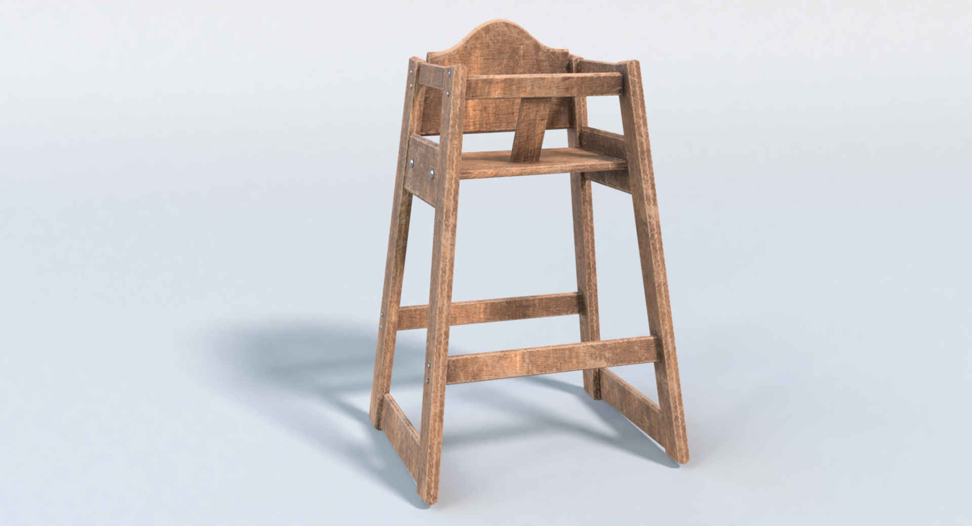 Highchair Chair 3D Model - TurboSquid 1338446