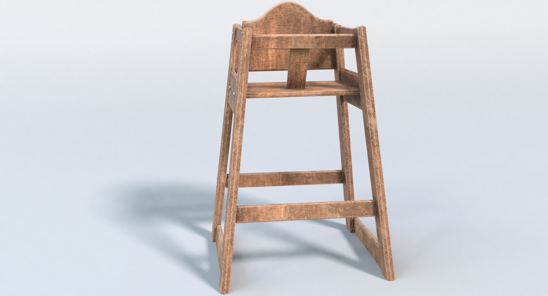 Highchair Chair 3D Model - TurboSquid 1338446