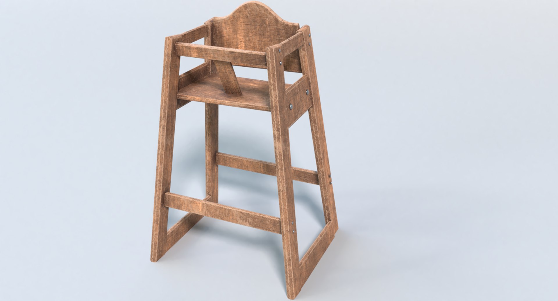 Highchair Chair 3D Model - TurboSquid 1338446