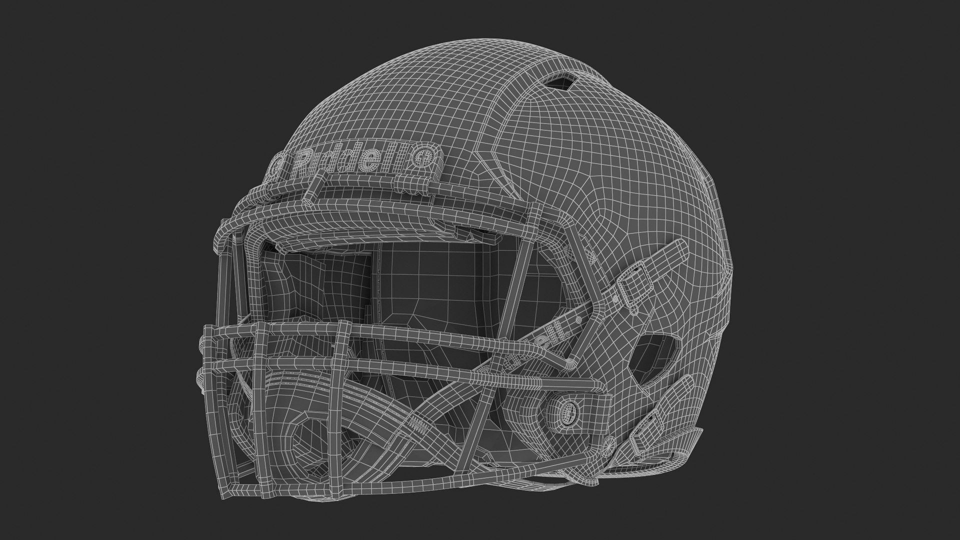 3D Riddell Victor Youth Helmet PBR Realistic - TurboSquid 2053806