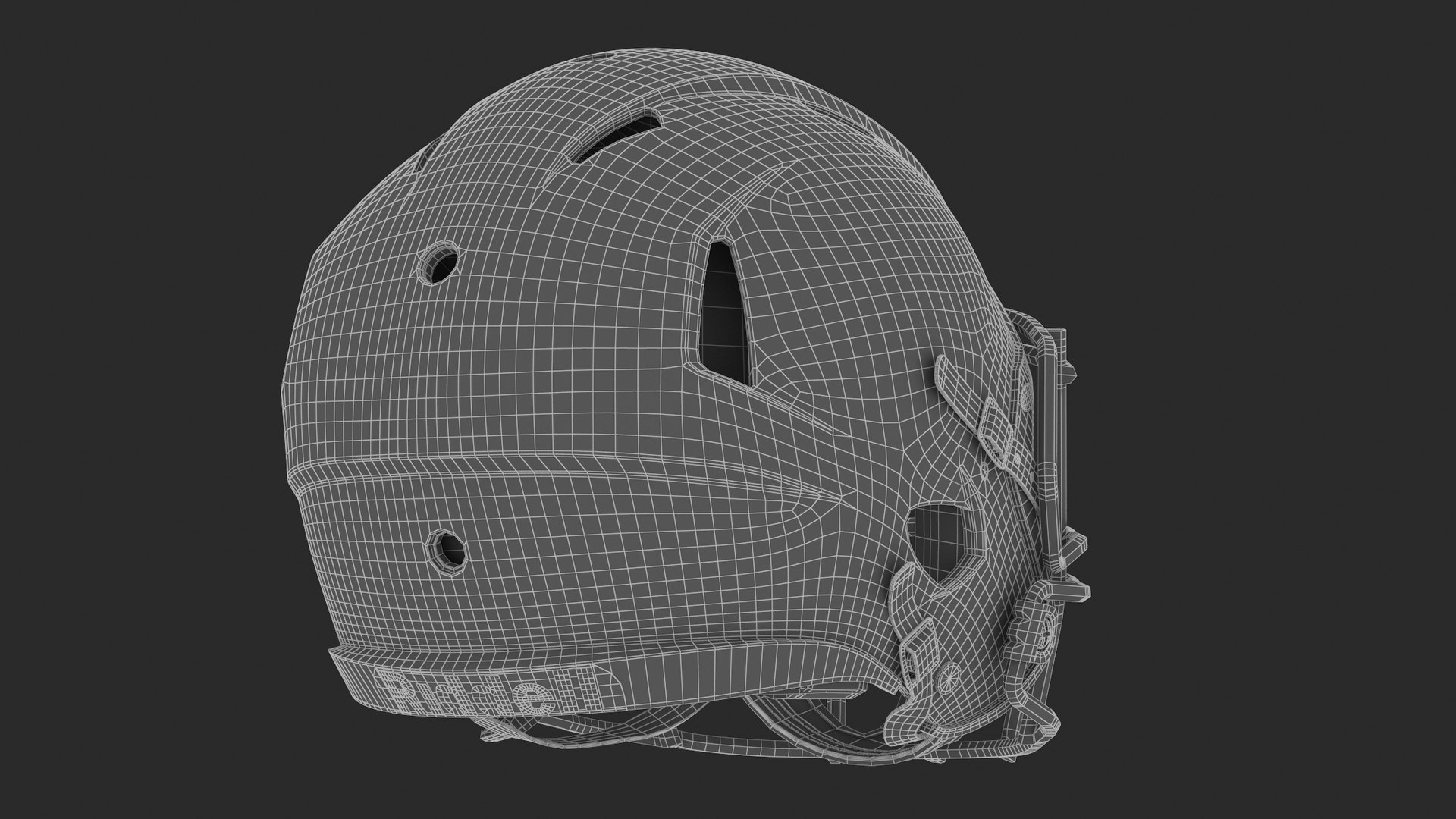 3D Riddell Victor Youth Helmet PBR Realistic - TurboSquid 2053806