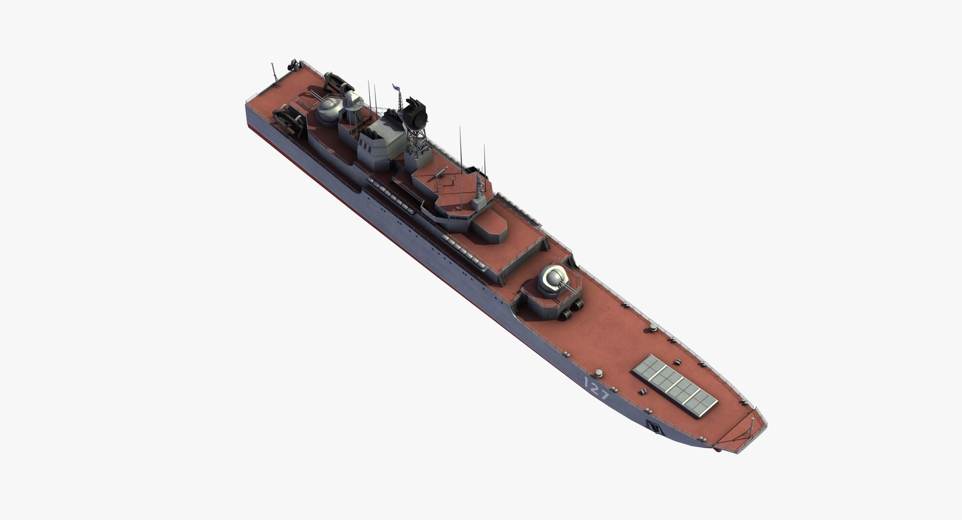 Ropucha landing ship 3D - TurboSquid 1270684