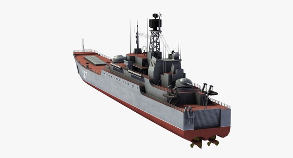 Ropucha landing ship 3D - TurboSquid 1270684