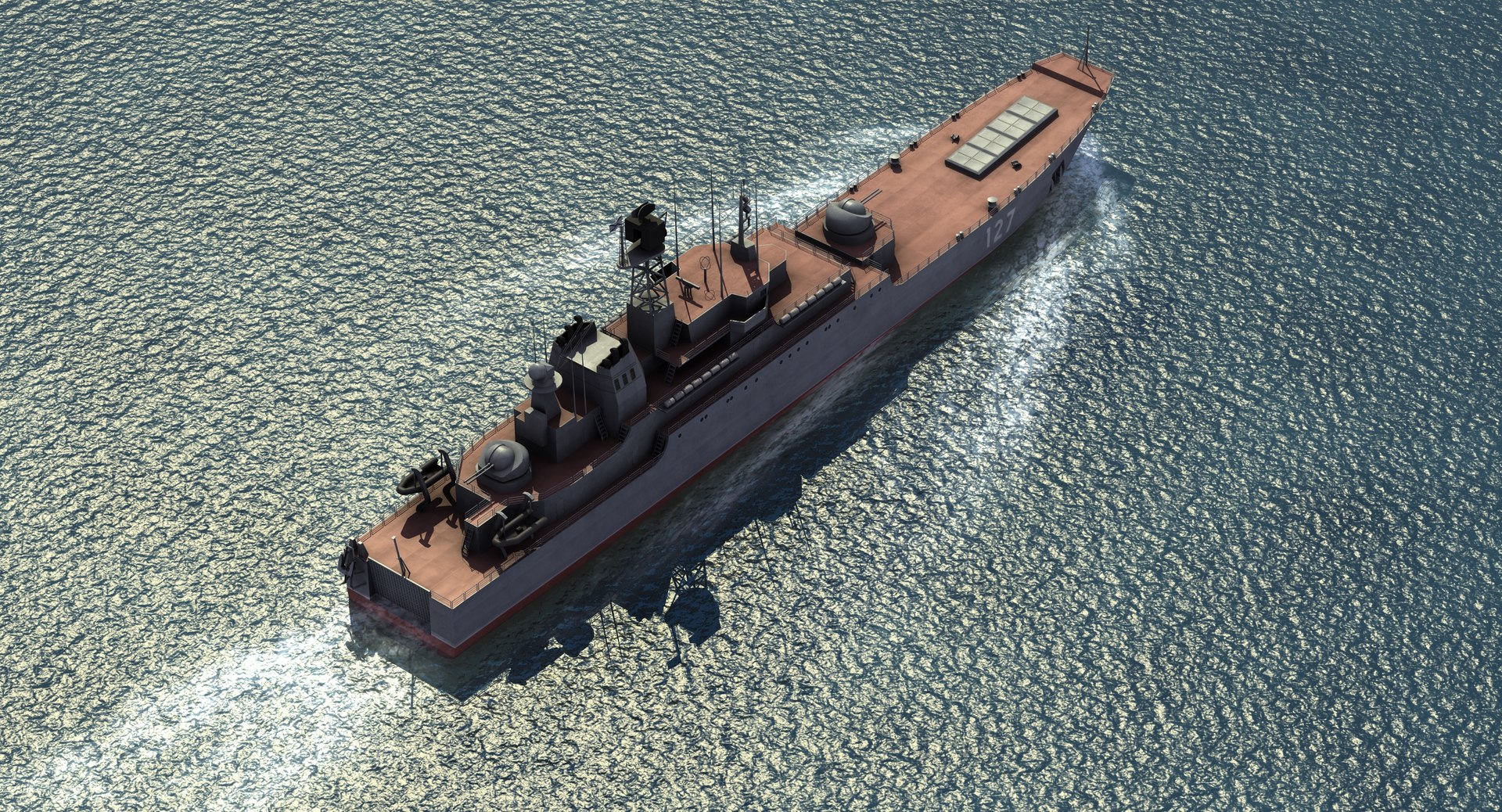 Ropucha landing ship 3D - TurboSquid 1270684