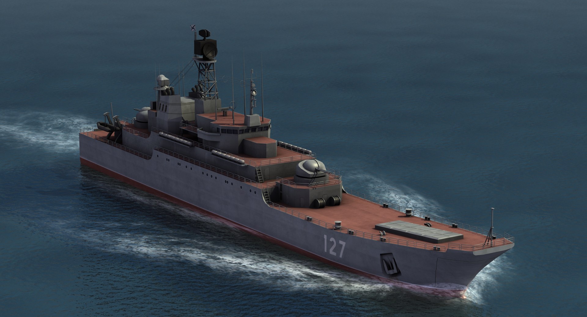 Ropucha landing ship 3D - TurboSquid 1270684