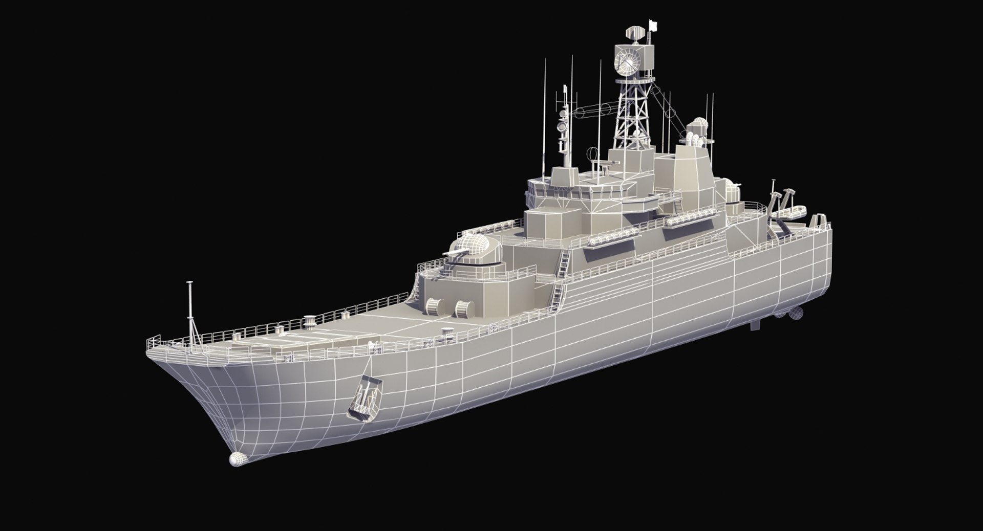 Ropucha landing ship 3D - TurboSquid 1270684