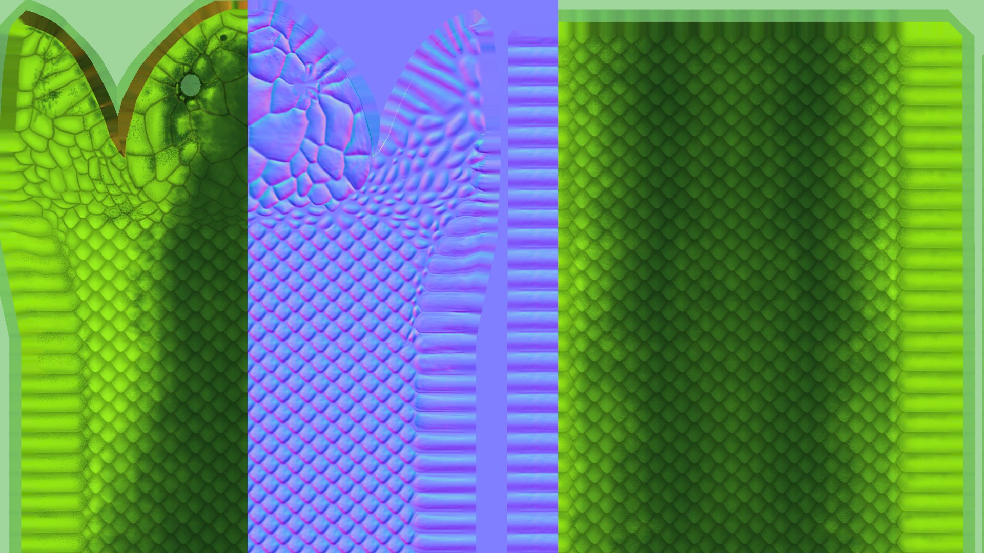 3D green mamba - TurboSquid 1264186