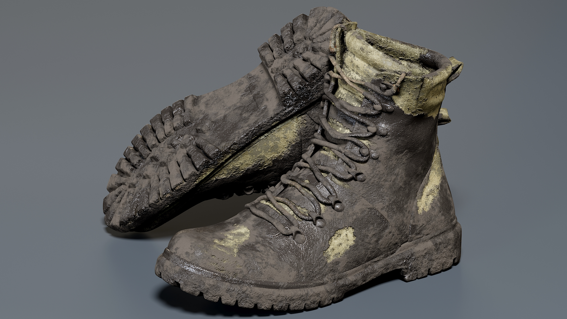 Realistic boots 2 collections 3D model - TurboSquid 1523769