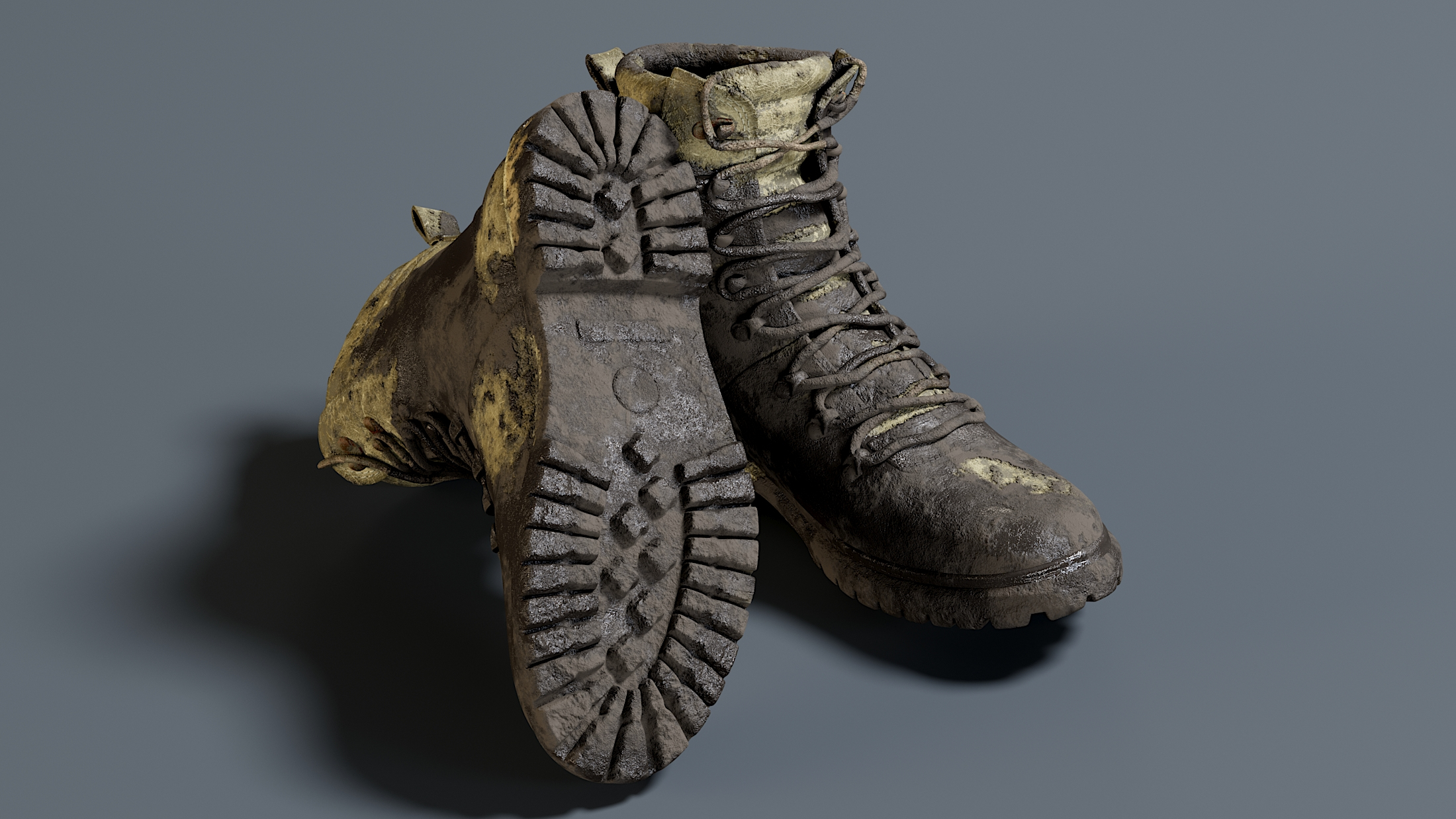 Realistic boots 2 collections 3D model - TurboSquid 1523769