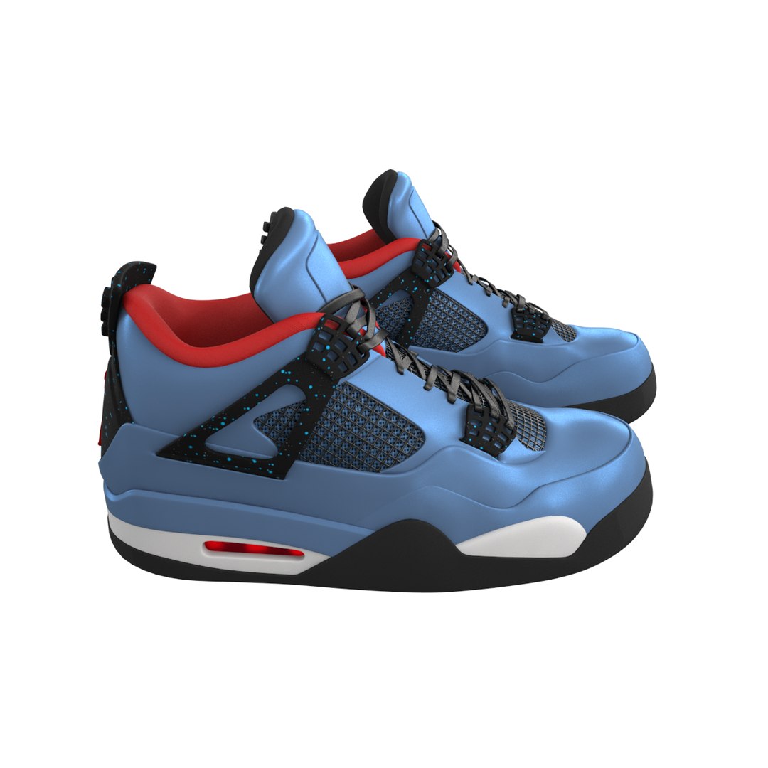 3D Air Jordan 4 Model - TurboSquid 1407229