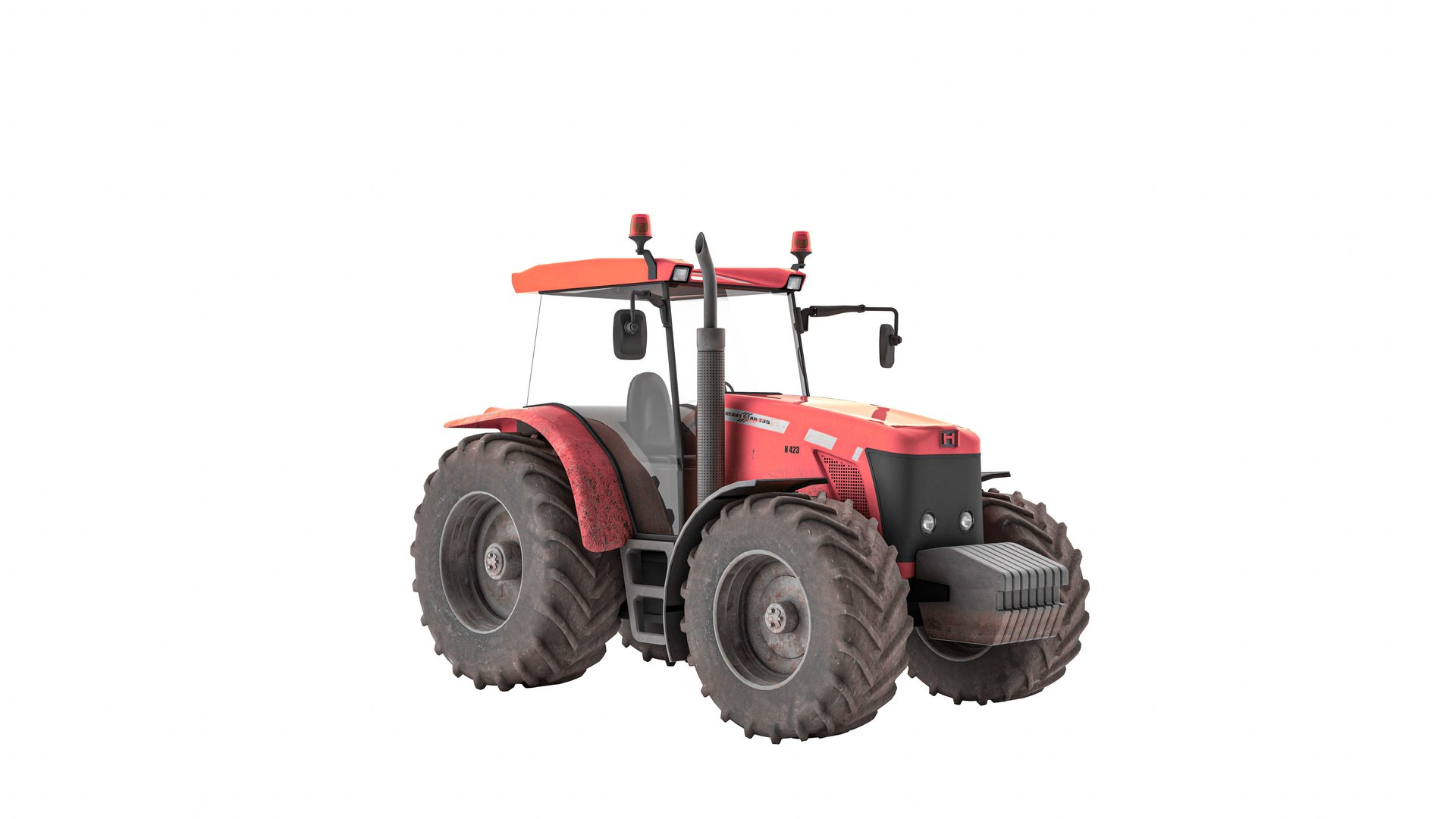 3D Farm Tractor 04 Model - TurboSquid 2227085