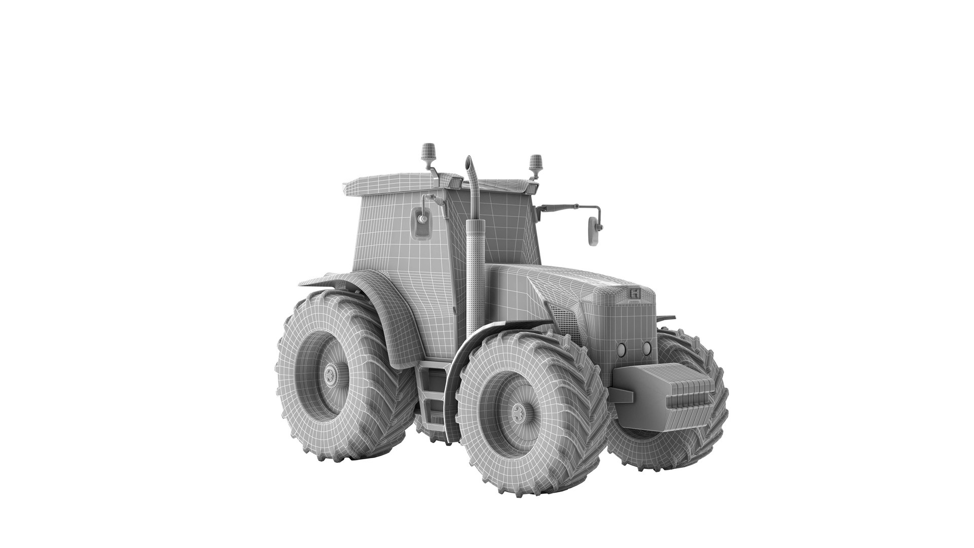 3D Farm Tractor 04 Model - TurboSquid 2227085