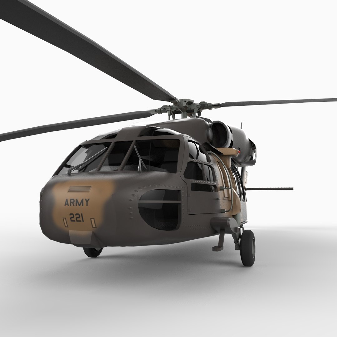 Sikorsky Blackhawk - Australian 3d Model