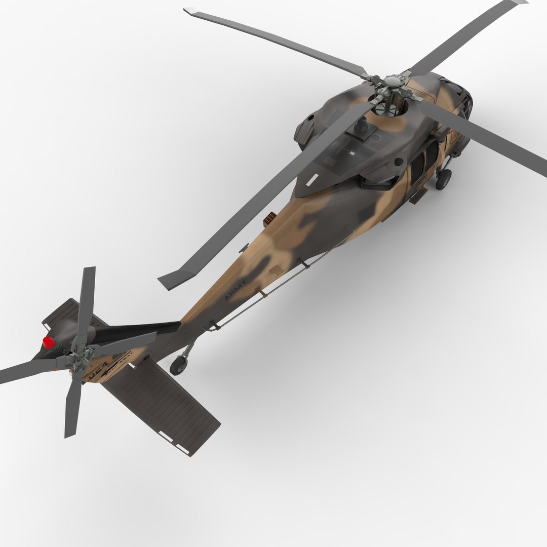 Sikorsky Blackhawk - Australian 3d Model