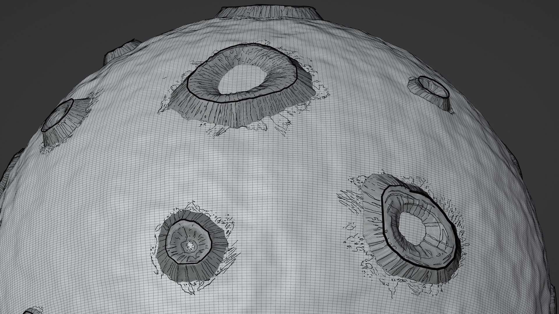 3D The Moon Toon Stylised Model - TurboSquid 1965926