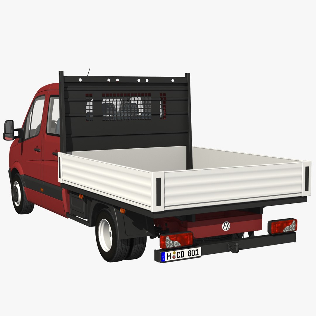 Crafter 50 Pickup Truck 3ds