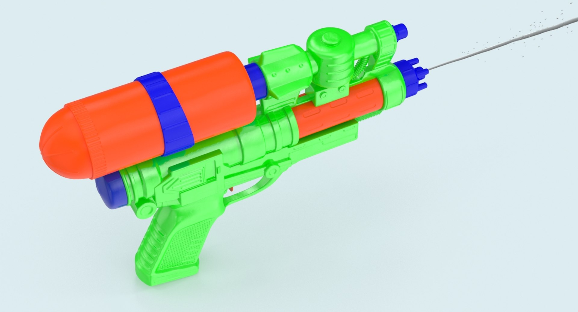 3d Water Gun Shooting