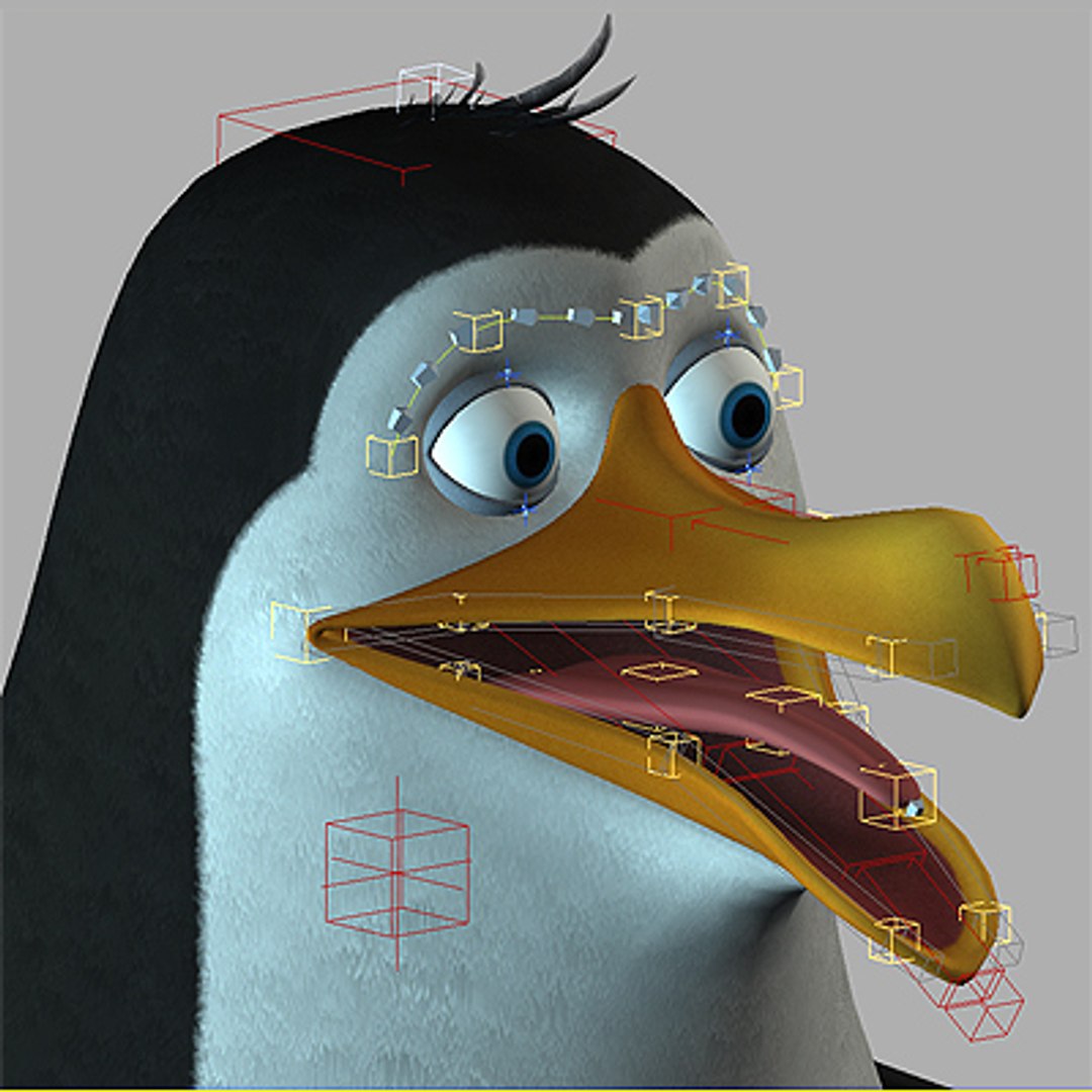 3ds Max Cartoon-style Penguin Character