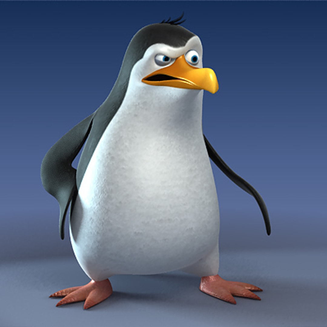 3ds Max Cartoon-style Penguin Character