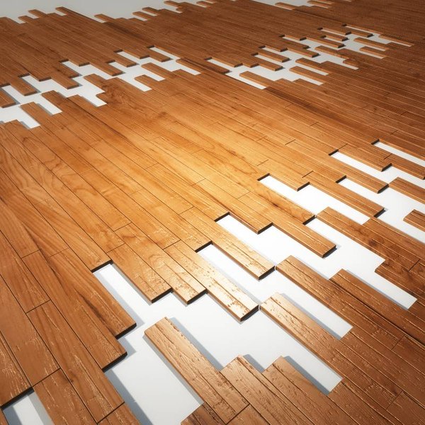 Hardwood flooring 3D model - TurboSquid 1309882