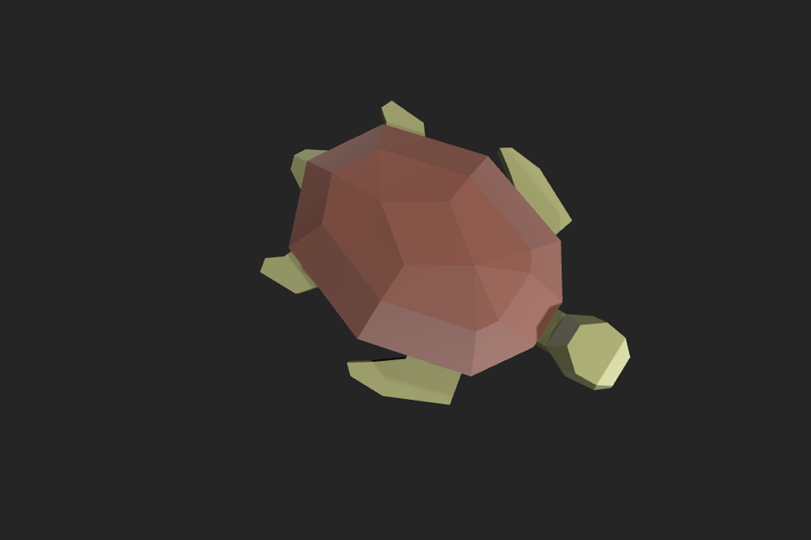 Low Poly Turtle 3D Model - TurboSquid 2278901