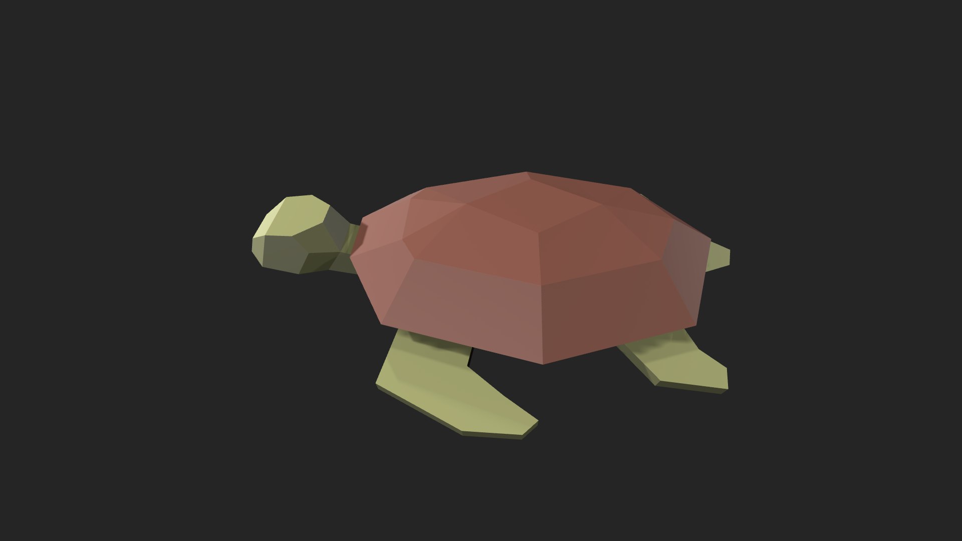 Low Poly Turtle 3D Model - TurboSquid 2278901