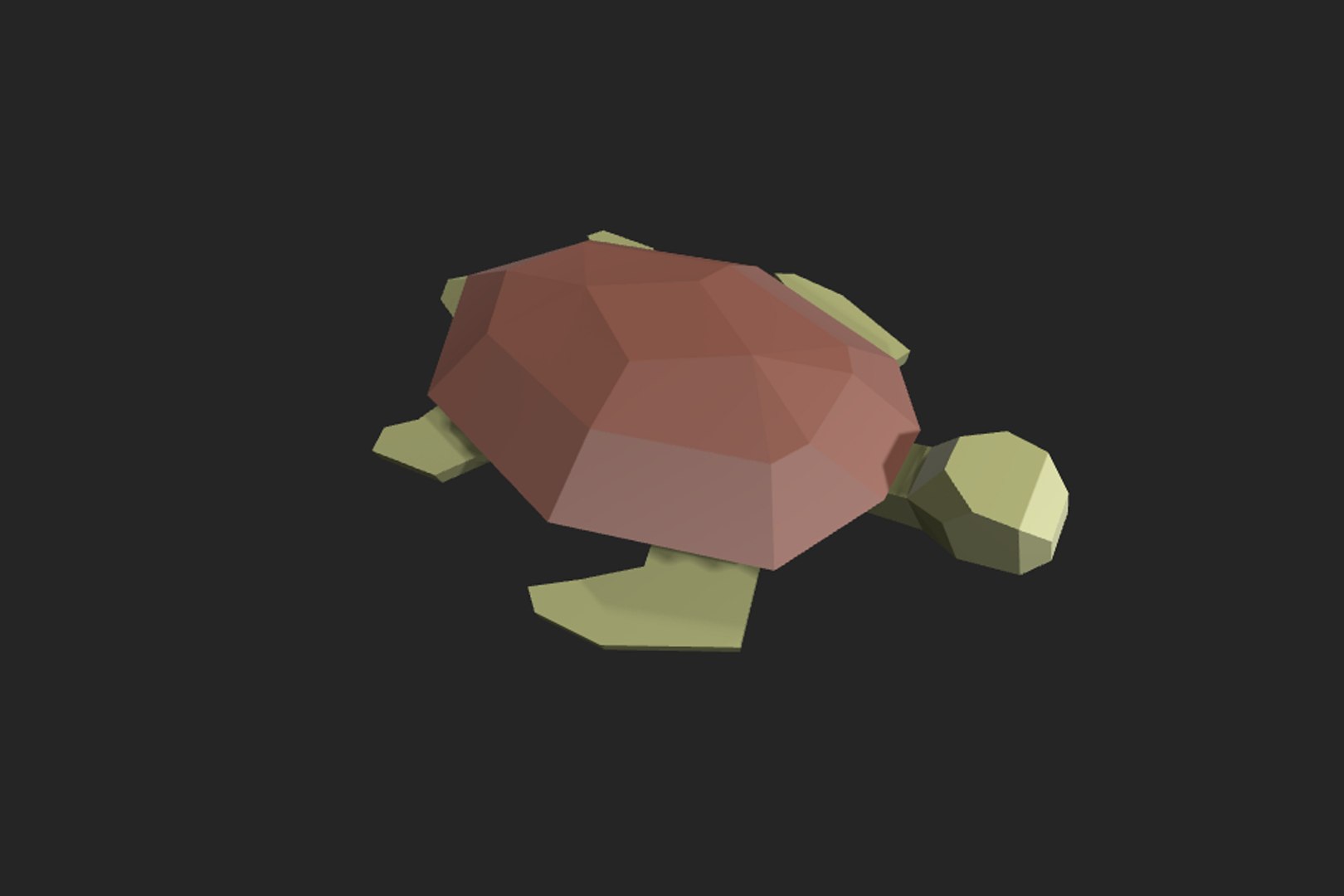Low Poly Turtle 3D Model - TurboSquid 2278901