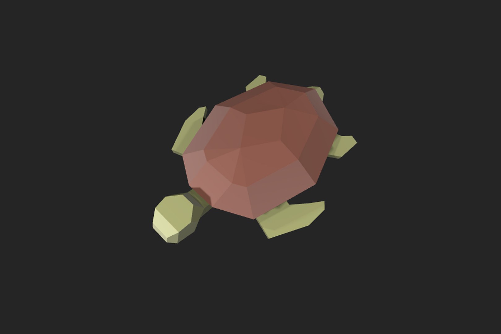 Low Poly Turtle 3D Model - TurboSquid 2278901