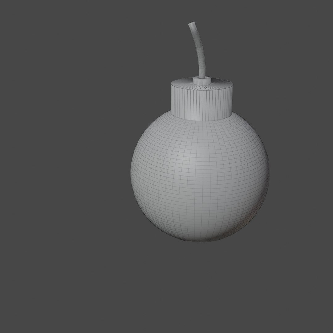 Simple Cartoon Bomb Model - TurboSquid 1624772
