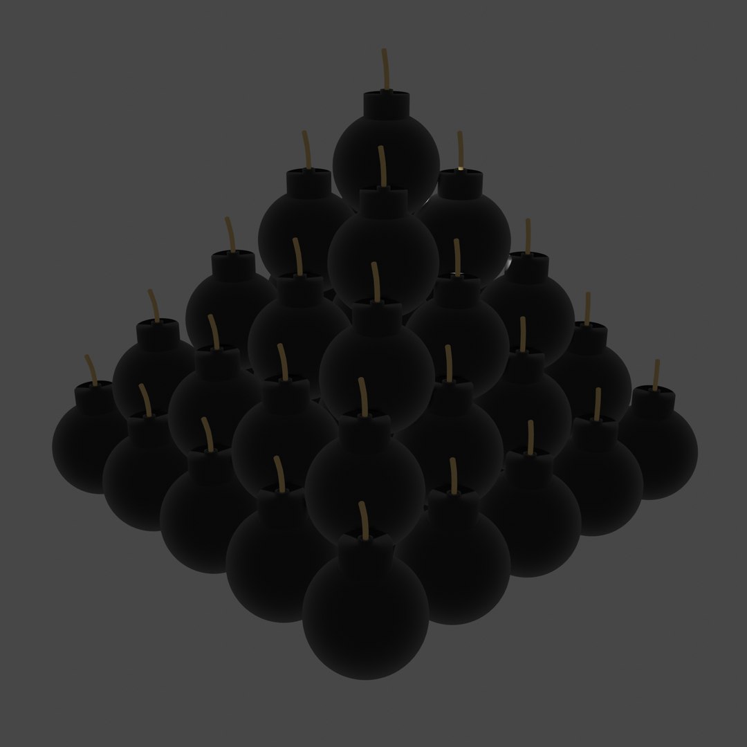Simple Cartoon Bomb Model - TurboSquid 1624772