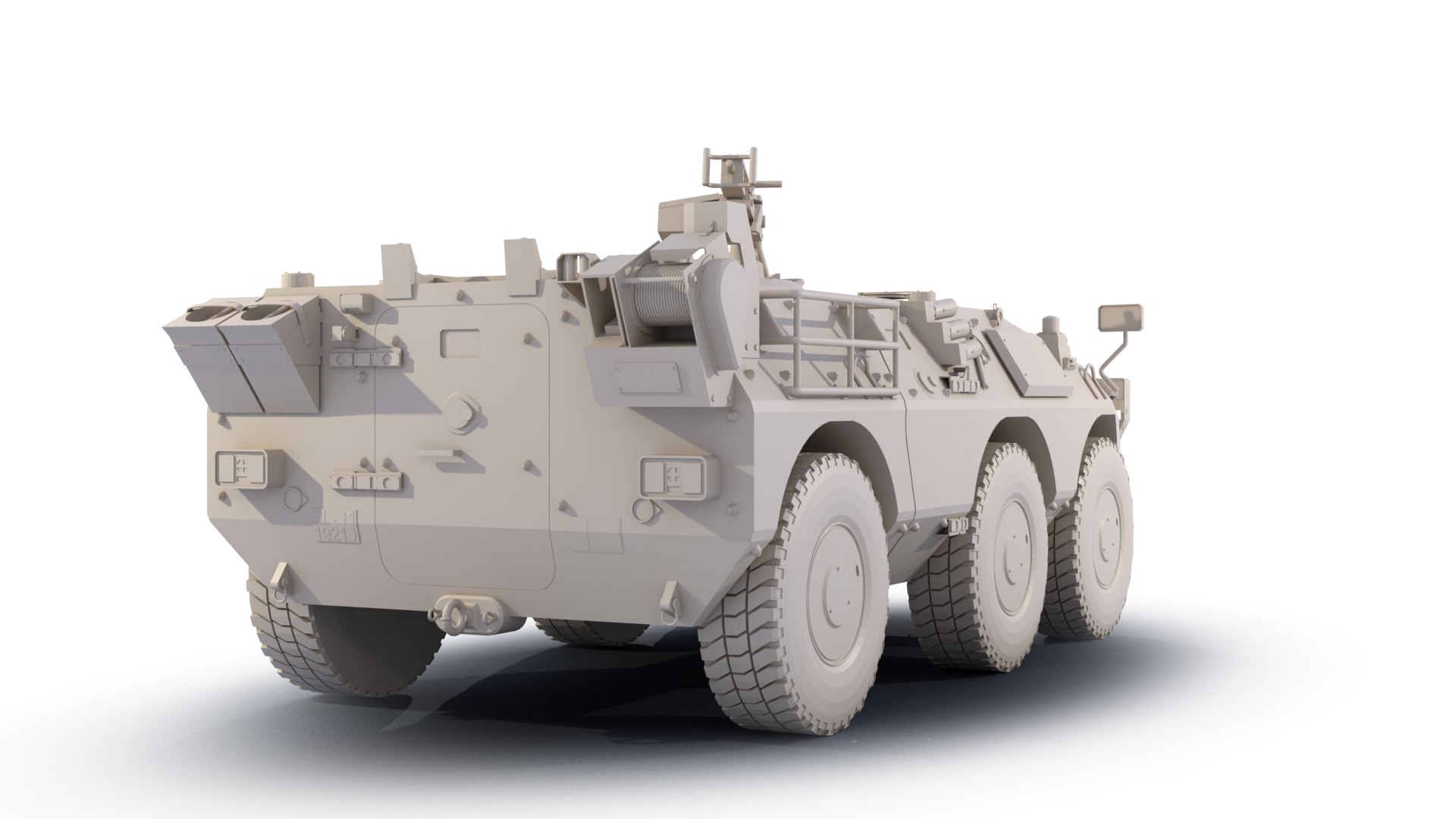 PUMA 6X6 3D model - TurboSquid 2159266