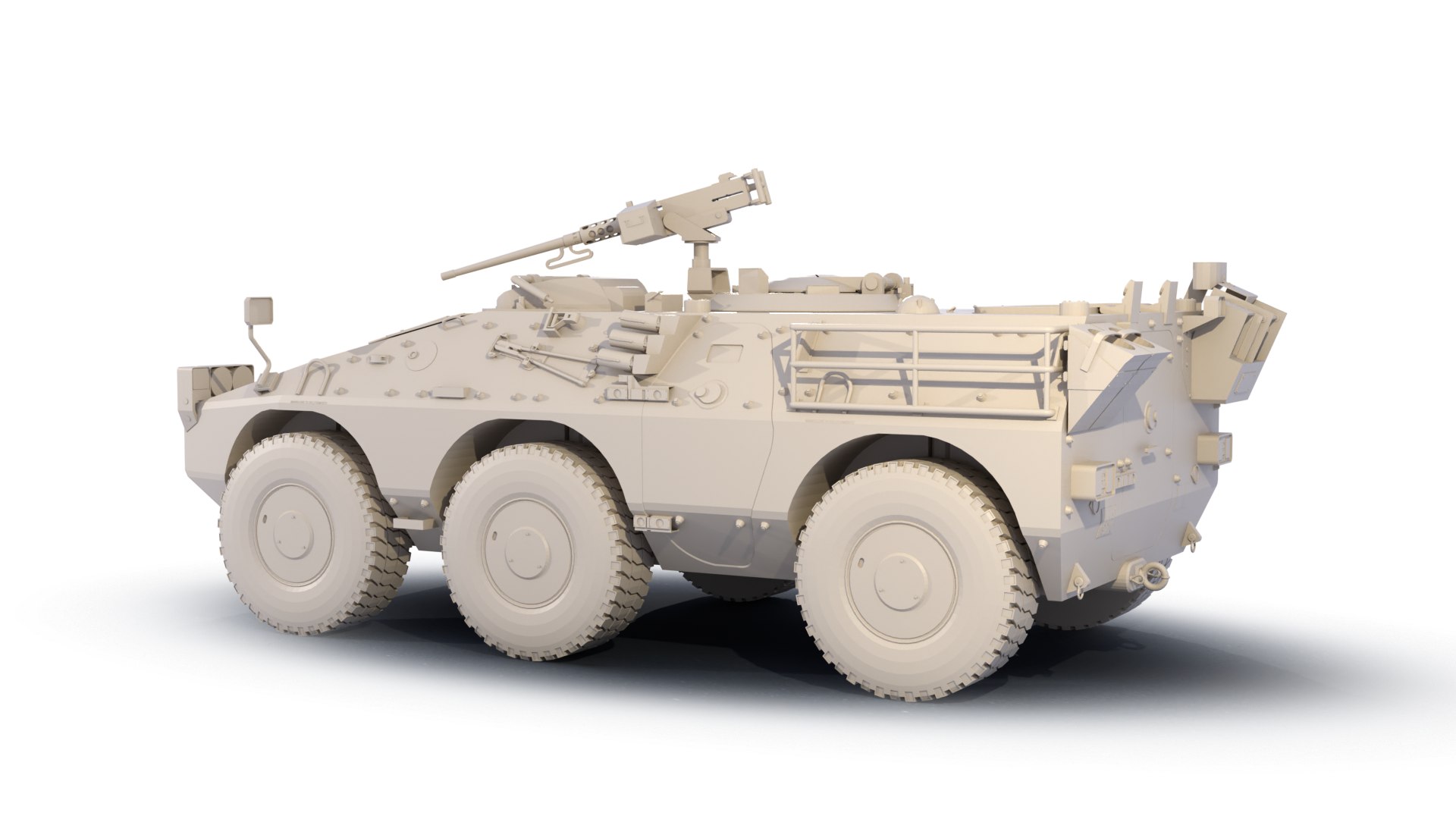 PUMA 6X6 3D model - TurboSquid 2159266