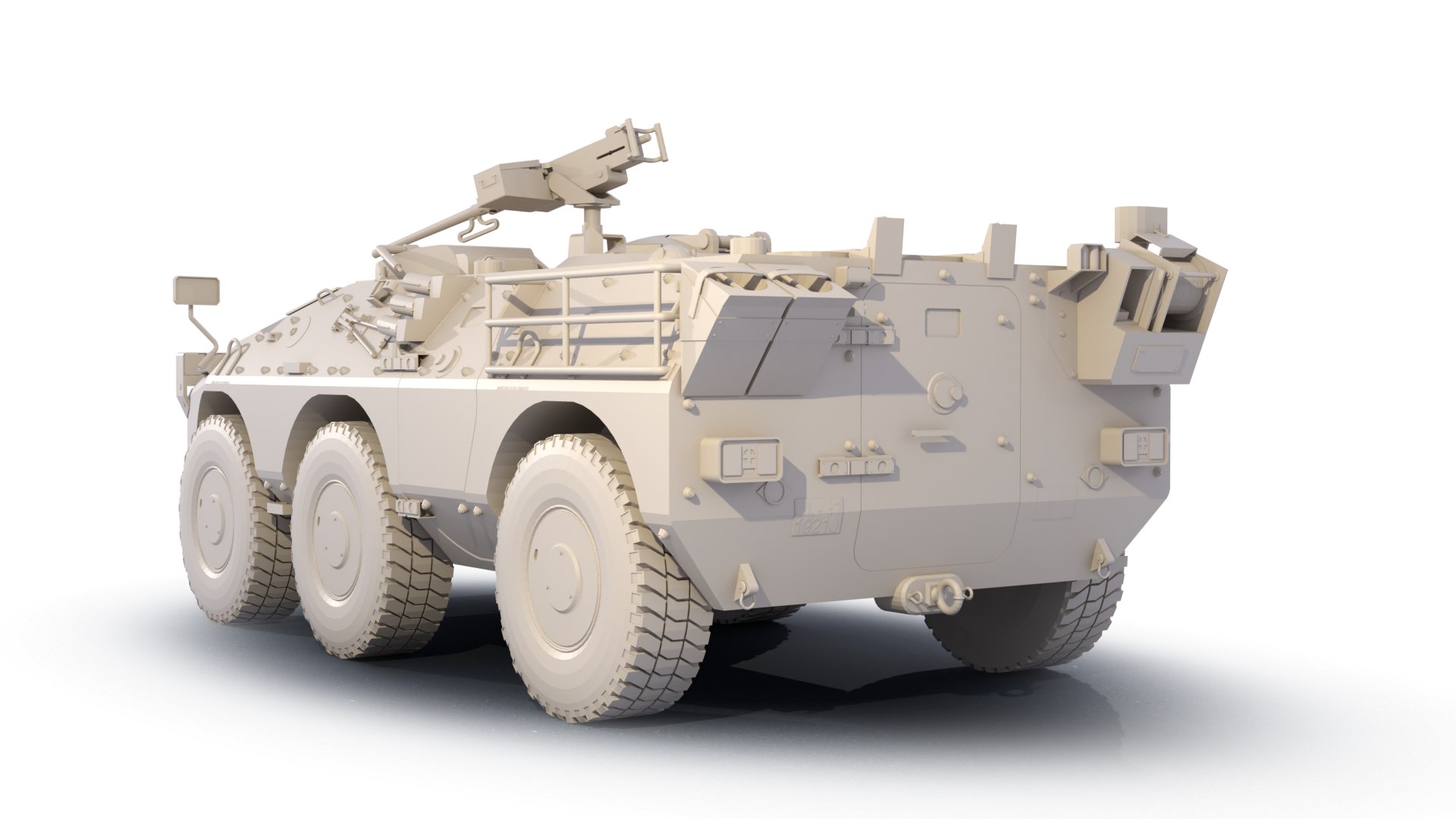 PUMA 6X6 3D model - TurboSquid 2159266