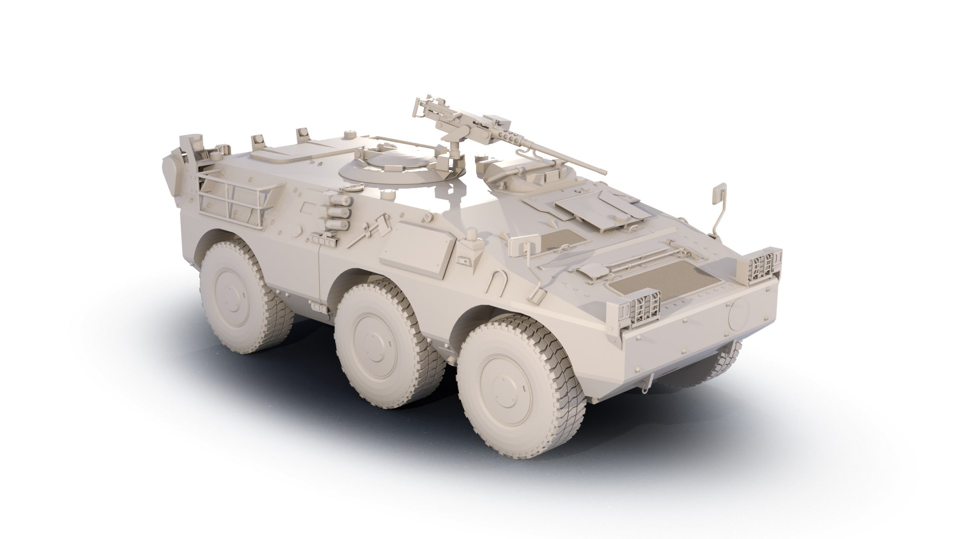 PUMA 6X6 3D model - TurboSquid 2159266