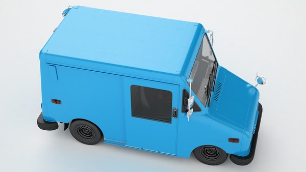 Mail truck model - TurboSquid 1700564