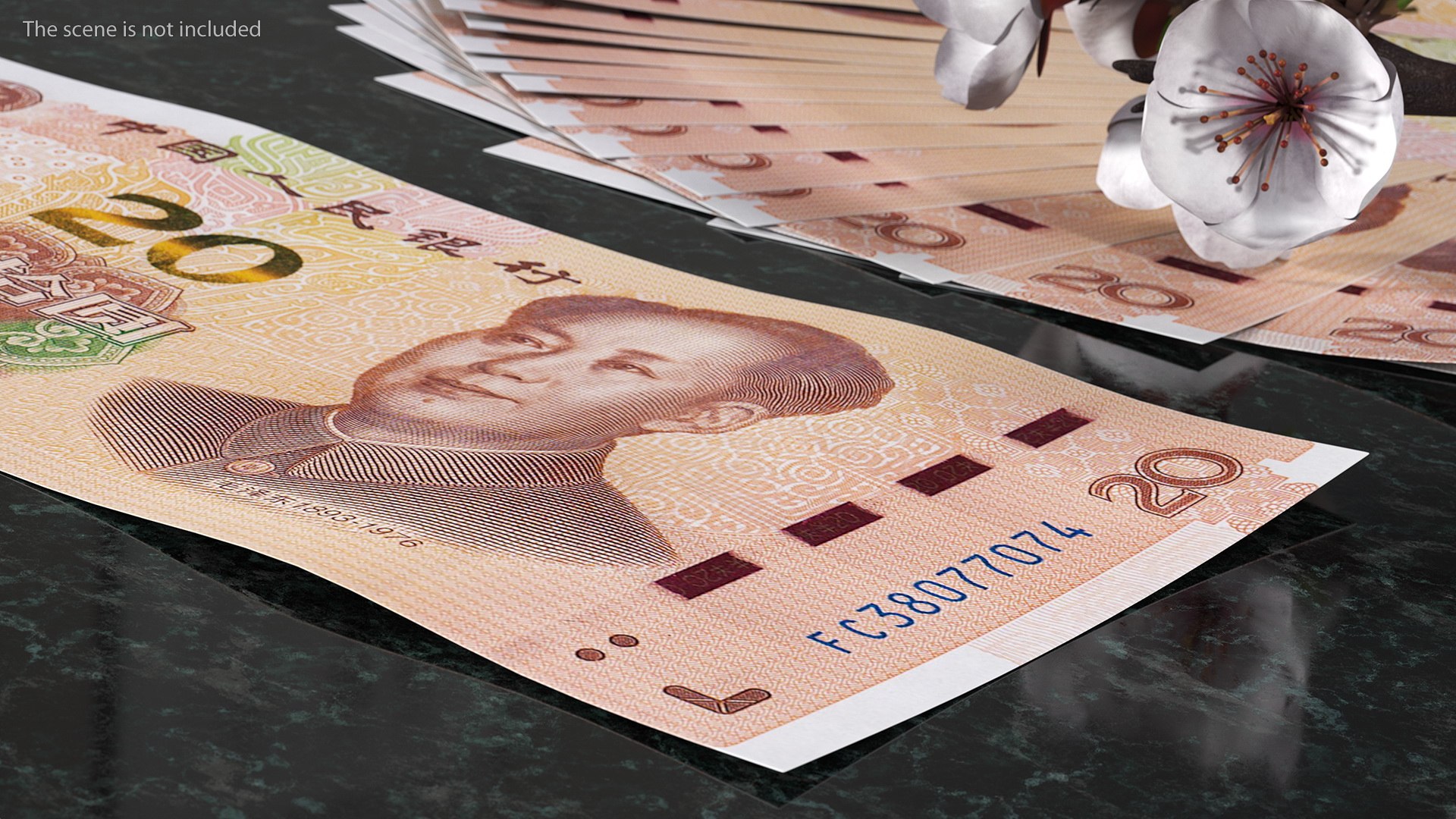 Chinese 20 Yuan CNY 2019 Banknote 3D Model - TurboSquid 1745155