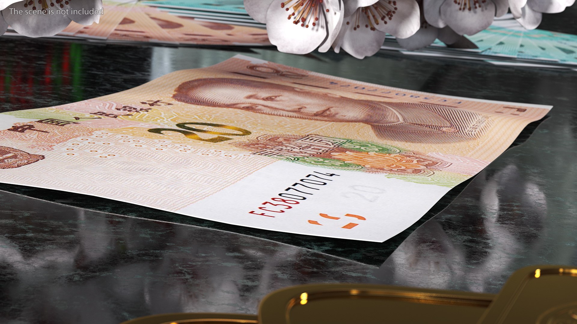 Chinese 20 Yuan CNY 2019 Banknote 3D Model - TurboSquid 1745155