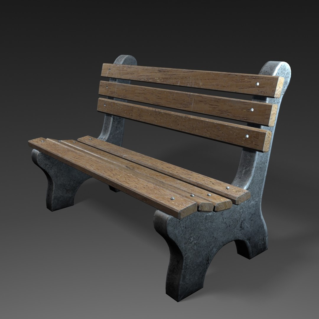 Bench 3D Model - TurboSquid 1325527