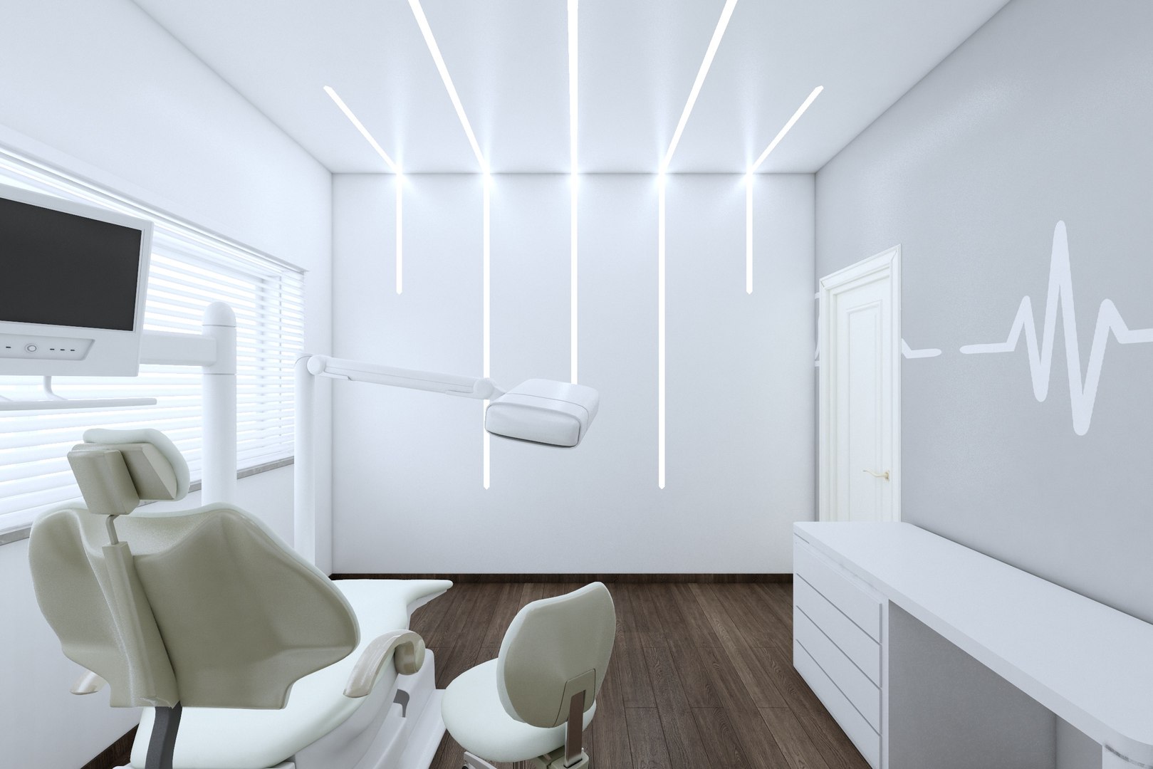 Dental Clinic Rooms 3D Model - TurboSquid 2280394