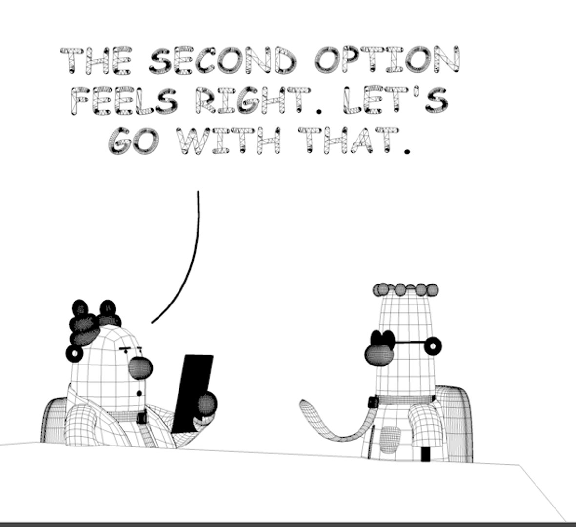 3d Dilbert Man Guy