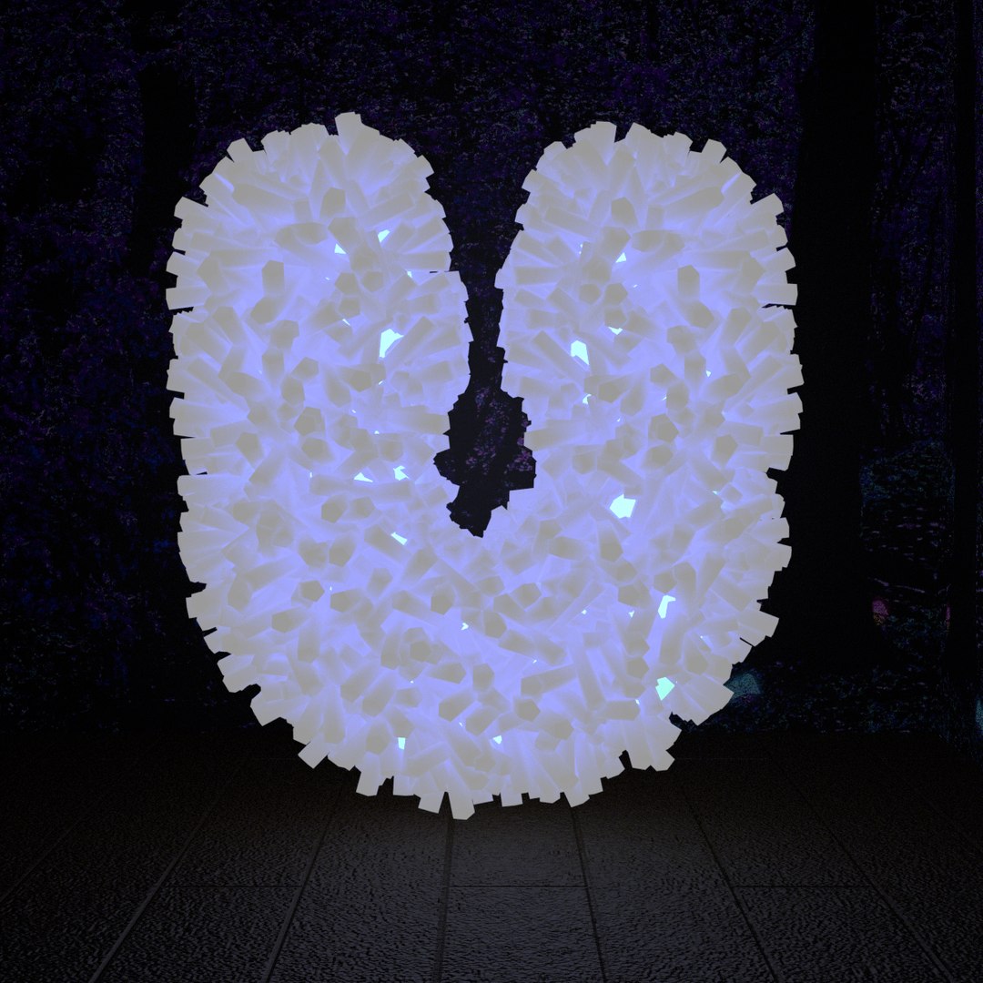 3D light letter - TurboSquid 1638446