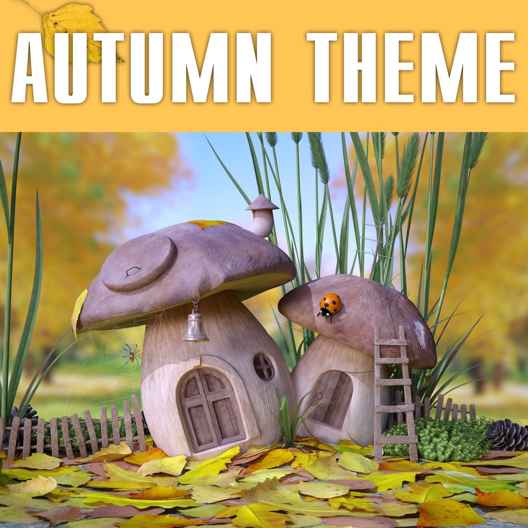3d fairy autumn
