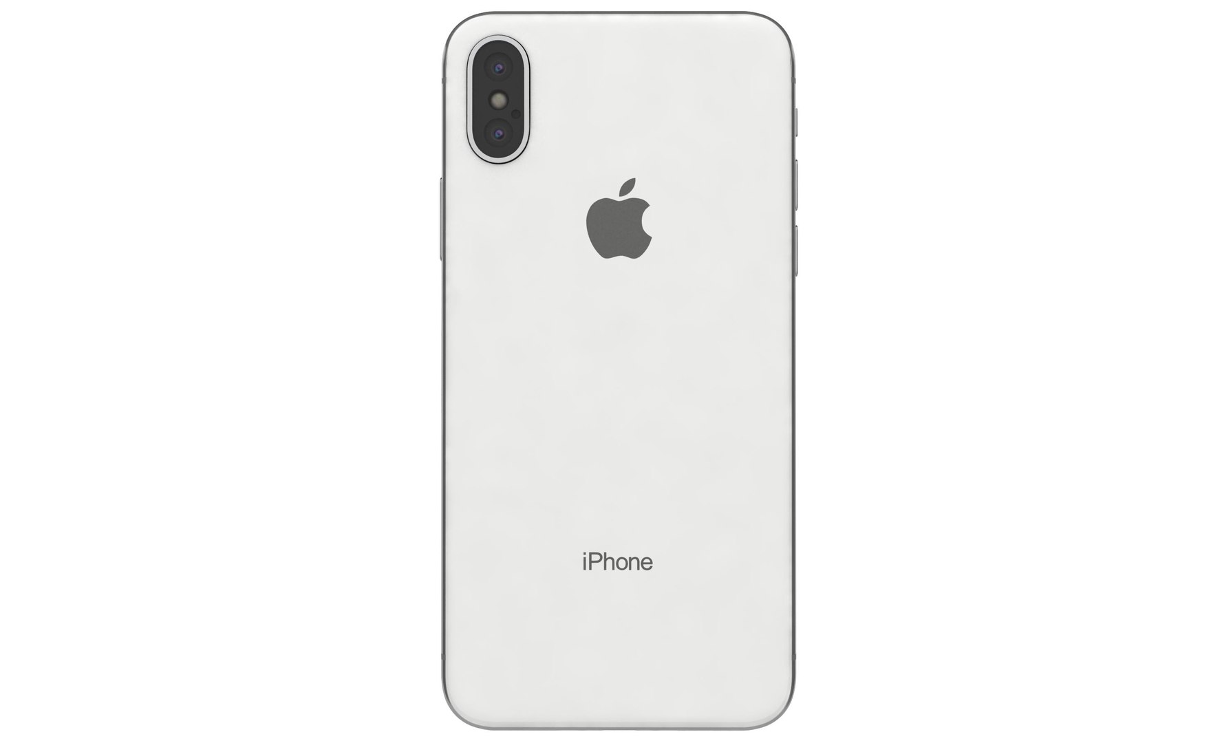 Apple iphone x silver 3D model - TurboSquid 1210415