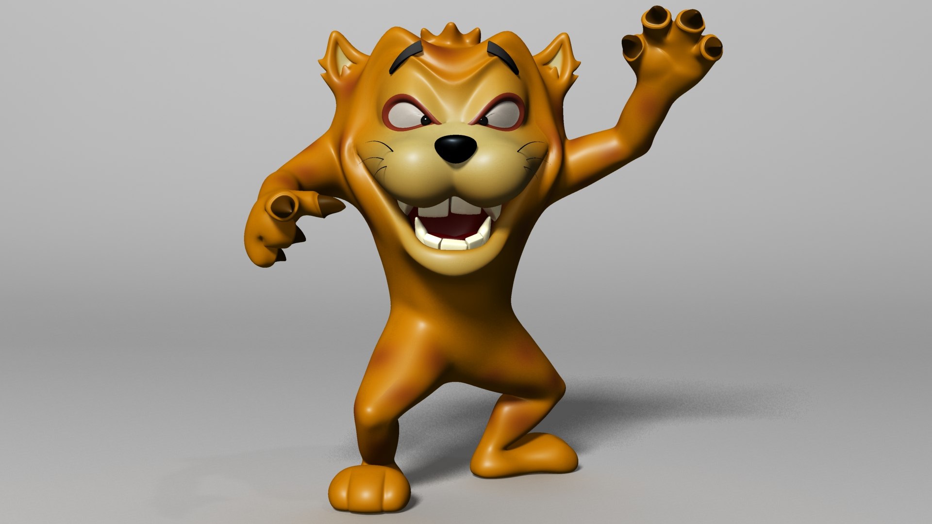 3D Cartoon Beast Rigged - TurboSquid 1825475