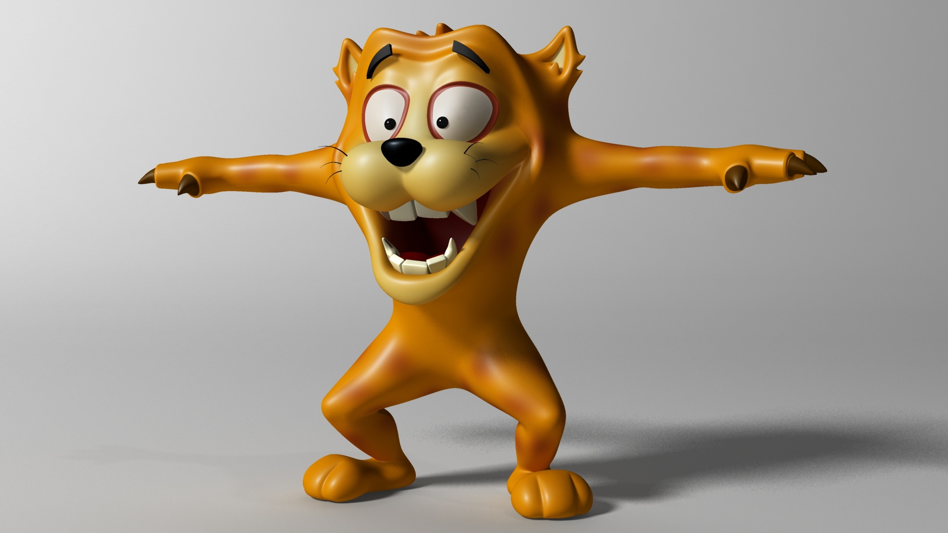 3D Cartoon Beast Rigged - TurboSquid 1825475